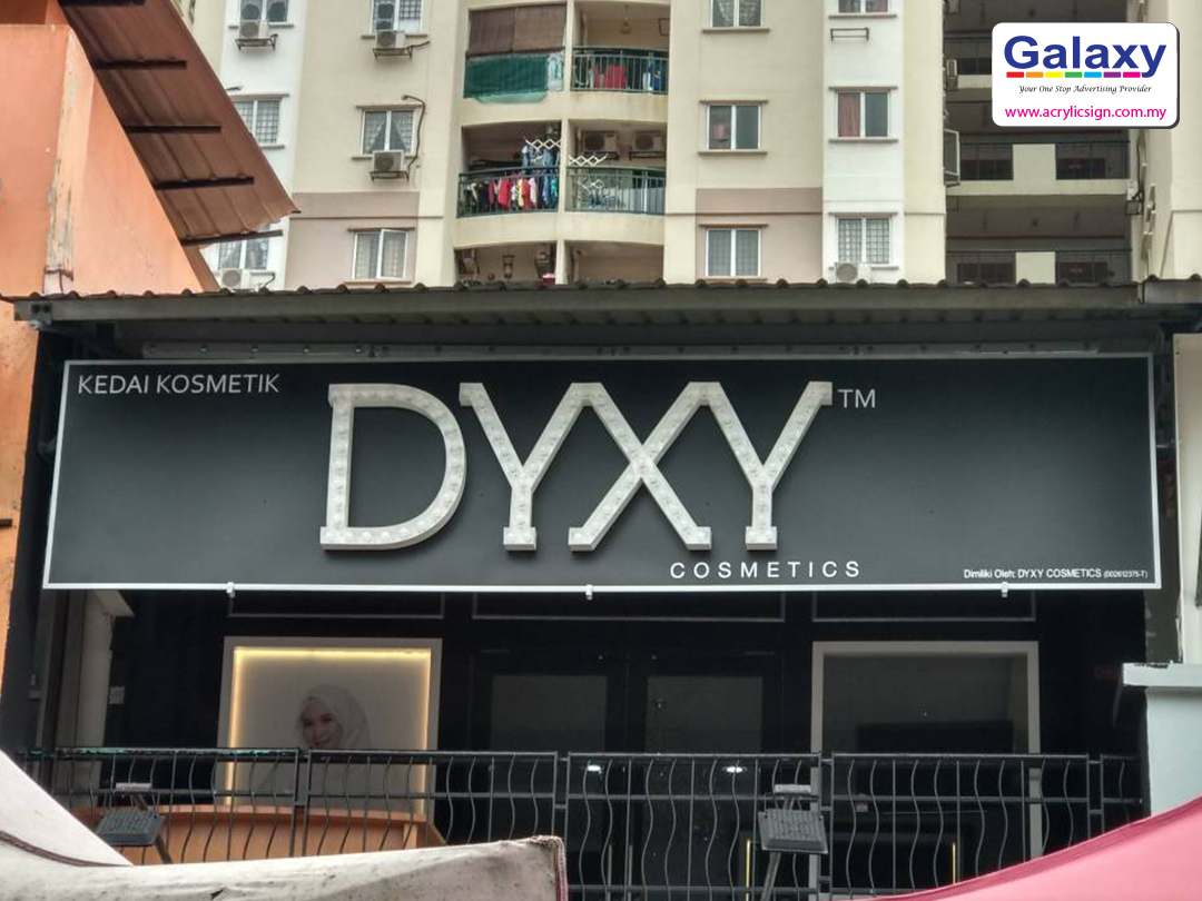 3D Box-up Lettering Sign Board | Galaxy Advertising & Trading