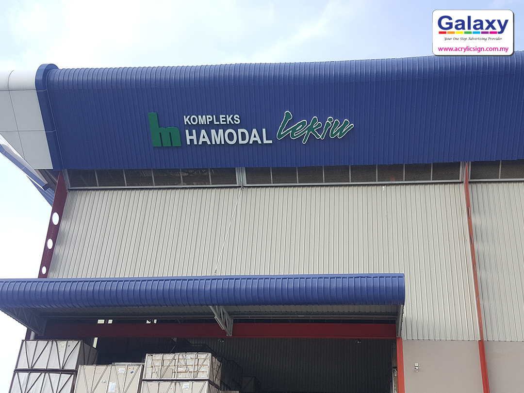 3D Box-up Lettering Sign Board | Galaxy Advertising & Trading