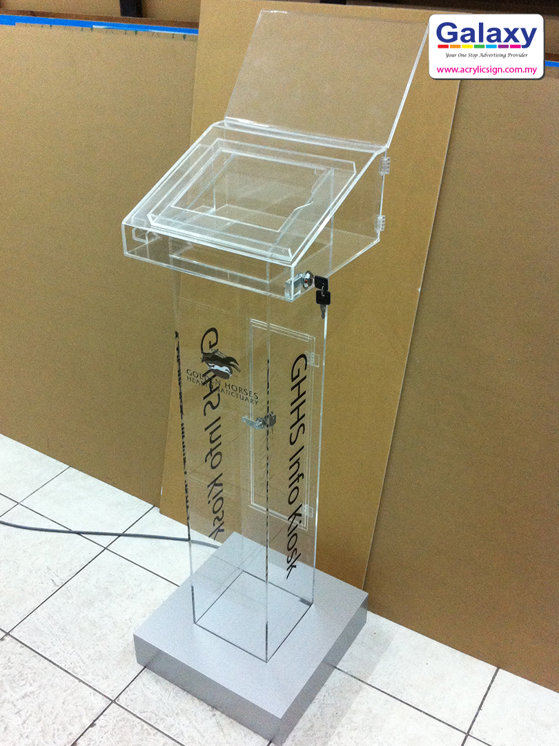 Acrylic Display Box Stand & Holder | Galaxy Advertising & Trading