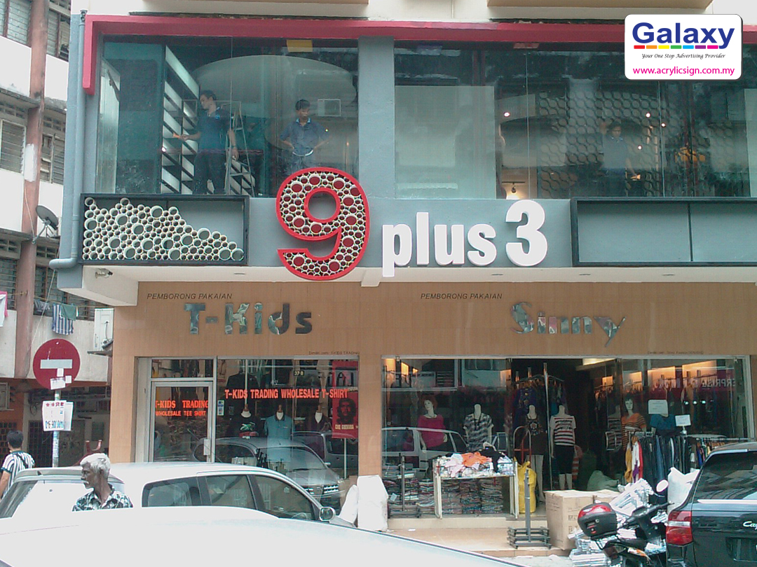 3D Box-up Lettering Sign Board | Galaxy Advertising & Trading