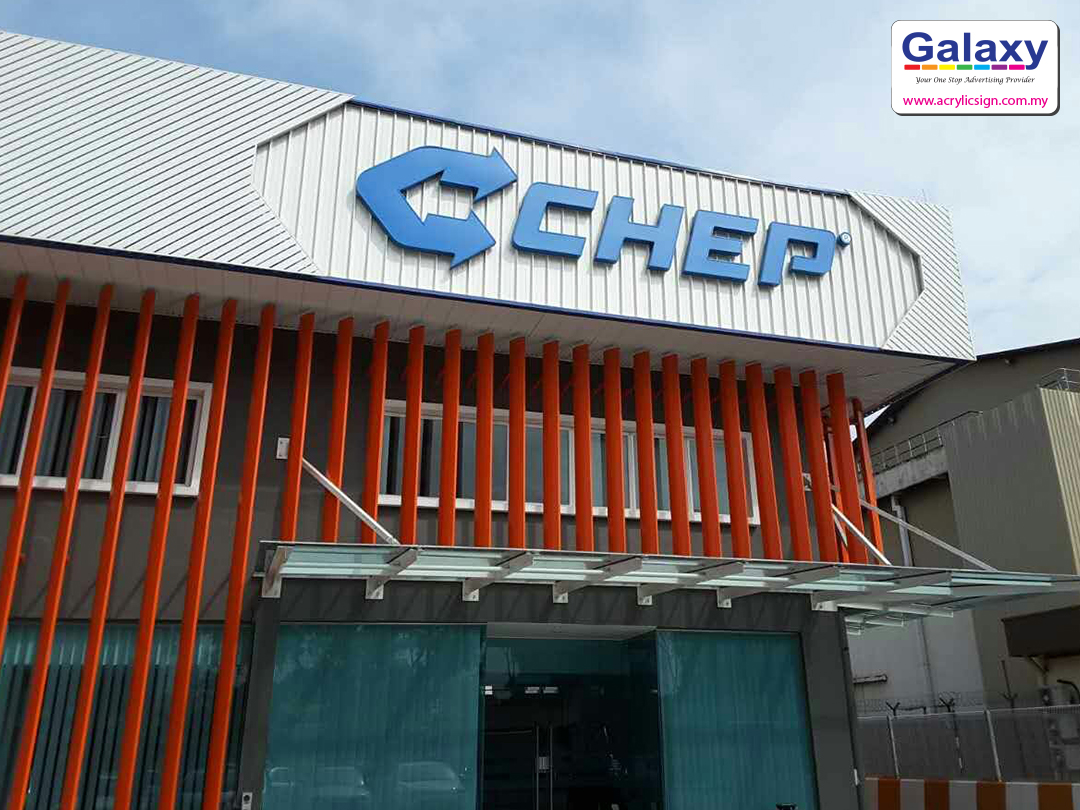 3D Box-up Lettering Sign Board | Galaxy Advertising & Trading