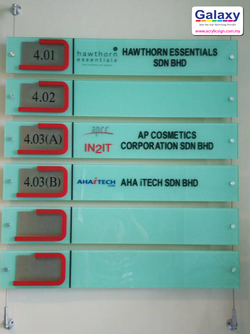 Signage, Road Sign & Directory Sign | Galaxy Advertising & Trading